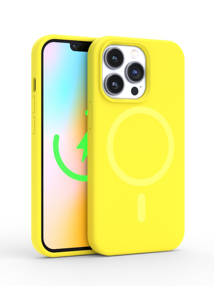 Neon Yellow Silicone iPhone Case – Felony Case