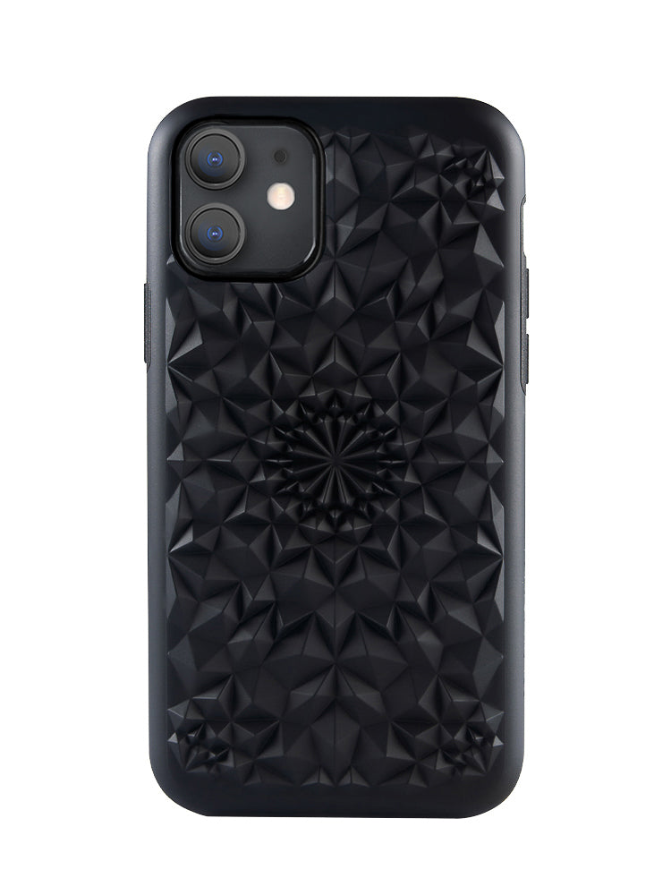 Matte Black Kaleidoscope iPhone Case – Felony Case