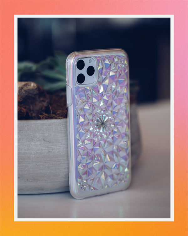 Clear Cosmic Kaleidoscope Holographic iPhone Case – Felony Case