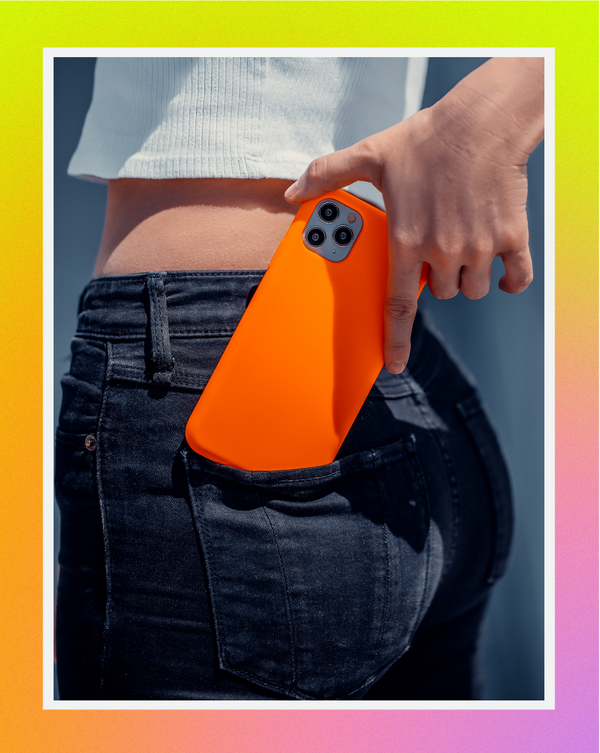 Neon Orange Silicone iPhone Case – Felony Case